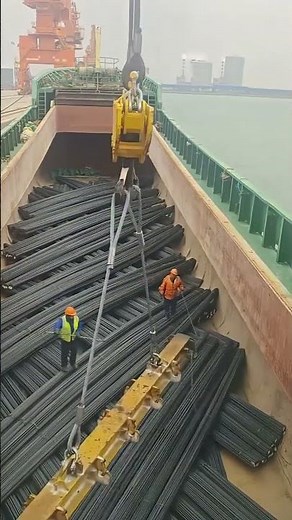 Cargo Ship Rebar Operations in Real Time