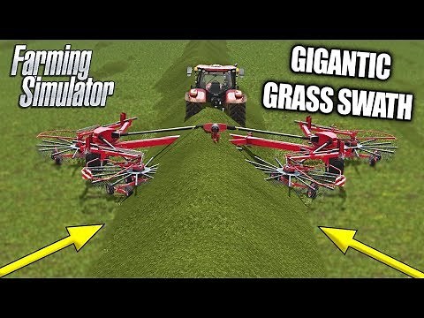 GIGANTIC GRASS SWATH - THIS IS WHY I LOVE FARMING SIM MULTIPLAYER!!