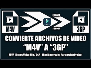 Convert m4v video files to 3gp - Filmora 14