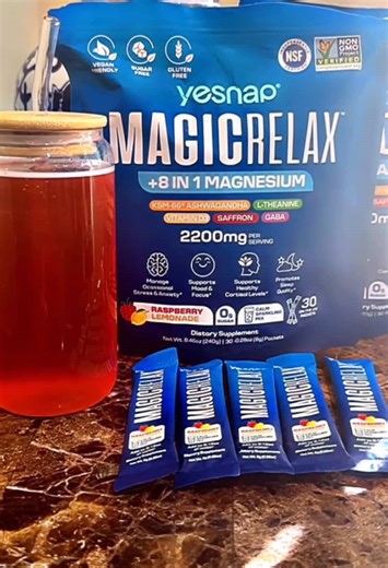 Okay but this is my new favorite way to unwind. 🍹 I love how easy it is to mix, the flavor is so good, and it just fits perfectly into my evening routine. If you’ve been looking for a simple, sugar-free calm drink to add to your self-care moments, this one’s definitely worth checking out. #Yesnap #MagicRelax #MagnesiumDrink #CalmingDrink #RelaxingDrink