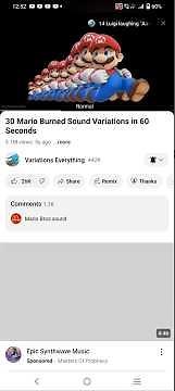 Celebrating 5 years of 30 Mario Burned Sound Variations in 60 Seconds