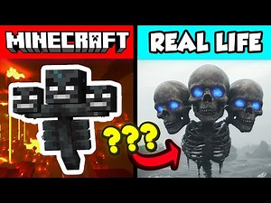 ALL NEW MOBS IN REAL LIFE 2025 (Ultra Realistic Comparison) | Minecraft Bosses Mod VS Real Life 4K