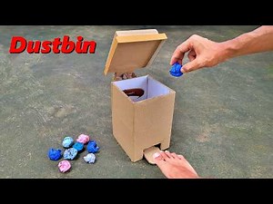 Recycle dustbin project for school | Best out of waste ideas | Science project 2024