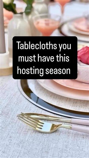 Set With Style | Head into hosting season with the absolute best in table linen! | Instagram