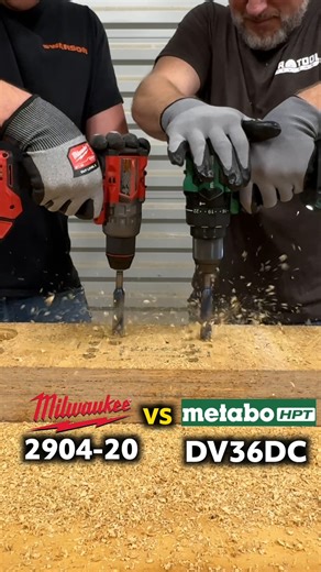 Pro Tool Reviews on Instagram: "Our next hammer drill 1v1 is Milwaukee vs Metabo HPT! Expected, or surprising? #reels #powertools"