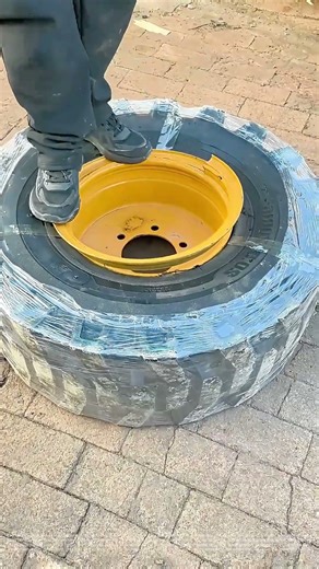 Seating the Seal: The Stomped Installation of a Tire's Metal Ring