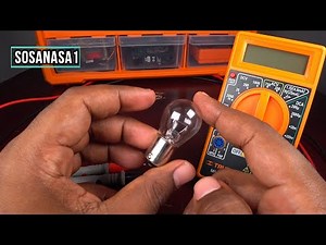 how to test light bulb without energy using a multimeter