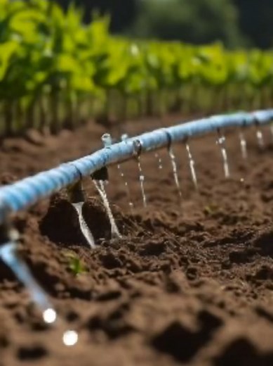 Efficient Drip Irrigation Setup for Watermelon Farming