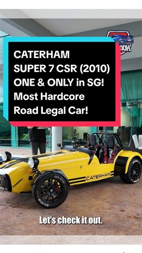 Ang Moh Car Dealer on Instagram: "↓ 𝐂𝐚𝐭𝐞𝐫𝐡𝐚𝐦 𝐒𝐮𝐩𝐞𝐫 𝟕 𝐂𝐒𝐑 (𝟐𝟎𝟏𝟎) Price: $388,888 COE left: 4yrs 4mths | Reg: 25-Feb-2010 Mileage: 19k km ✅All our cars are FULLY done up. No further repairs needed. Driveaway condition. ✅Transparent Pricing! ✅Trade-in Welcome! 𝐃𝐞𝐬𝐜𝐫𝐢𝐩𝐭𝐢𝐨𝐧 2.3L Ford Duratec engine tuned by Cosworth. At just over 500kg, its 200hp delivers nearly 400hp per tonne. 0–100kph in 3.5 seconds.Paired to 6-speed manual gearbox with short shift. F1 inspired push