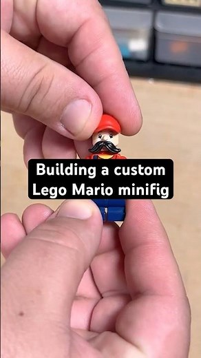 Building a Lego Minifig Mario