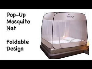 Pop-up Mosquito Net Foldable Tent Portable Folding Design with Full Net Bottom