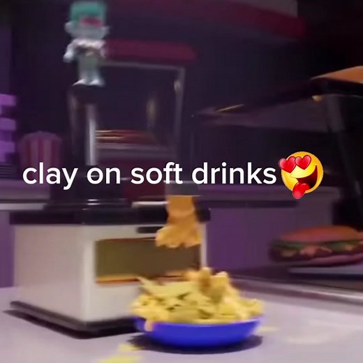 Clay on Soft Drinks: Exploring the Trolls Band Together