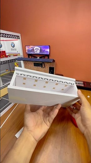 Mini garage making #carmodification #classicminiature #hotwheels #garagemaking #rccar