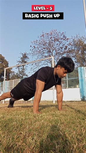 Level - 5 | Basic Push Up 🔥✅ #fitness #shorts #pushup