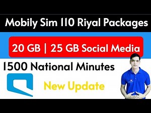 Mobily Sim 110 Riyal Package New Update | Mobily Months Internet Package Offer | Mobily Social Media