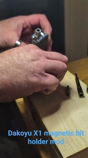 Magnetic bit holder mod for the Dakoyu X1