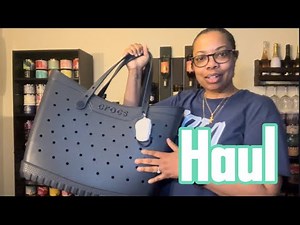 Unboxing Crocs Classic Tote To Match The Bath and Body Works Gingham Crocs Haul.