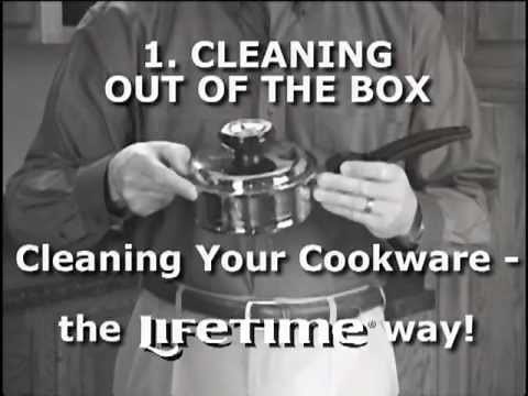 Lifetime Cookware - Cleaning Your Cookware The Lifetime Way