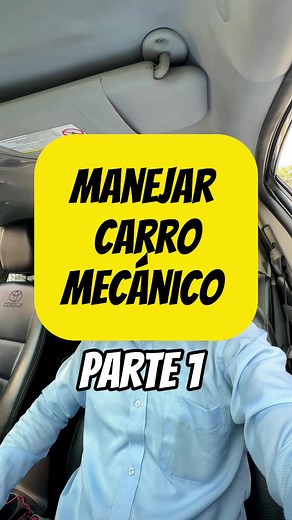 Como manejar carro mecanico parte 1 #auto #manejar #mecanico #manual #aprendeentiktok #aprendeaconducir #conducir