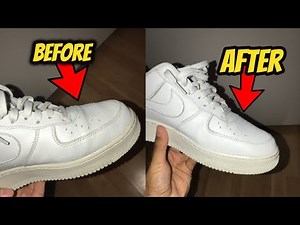 How To Remove Creases Out Of Nike AirForce 1's (FASTEST WAY!)