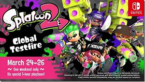 Splatoon 2’s “Global Testfire” Demo To Take Place From March 24-26