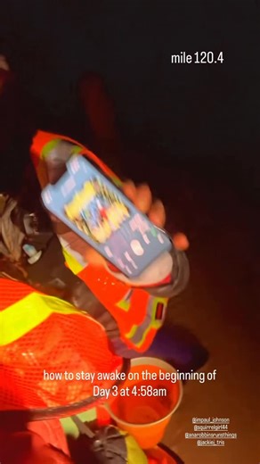 Andrea Moore on Instagram: "“How do you stay awake that long?” 💀🔥 I get asked quite a bit about sleep and ways we battle sleep deprivation so here some tips to share: 1. find a bunch of crazy BAMF’s 2. make sure you’re all choosing horrible life choices 3. register for the same insane 200-300 milers 4. night miles are your friend bc you’re a fkn feral foxxx 5. L🖤vE THE DARK 6. you aren’t sleepy..it’s not real..the demons lie 7. its fine..everything is fine..you love THIS 8. you can sleep when