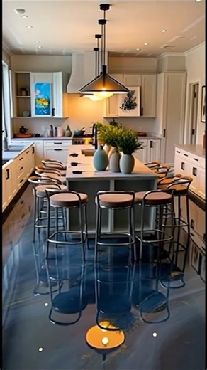 Epoxy kitchin transformation: modern interior design timelapse #interiordesign