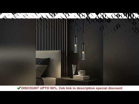 Nordic Minimalist Ceiling Glass LED Chandelier Living Room Bar Counter Bedroom Bedside Pendant