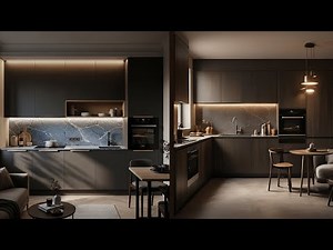 100+ Elegant Dark Small Modular Kitchen Designs 2026 | Luxury Compact Kitchen Ideas&Styling Secrets
