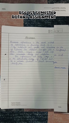 Bsc 1st Semester Botany Assignment #assignment #botany