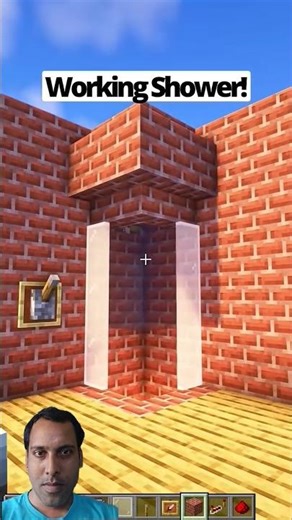 Minecraft: How to Build a WORKING Shower 🚿 #Minecraft