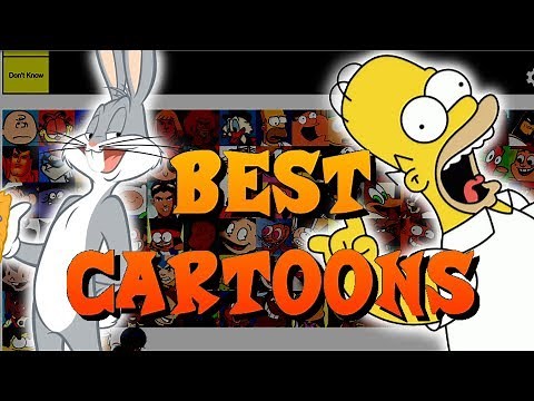 100 ULTIMATE CARTOONS TIER LIST