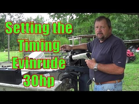 Setting The Timing On a Evinrude 30hp