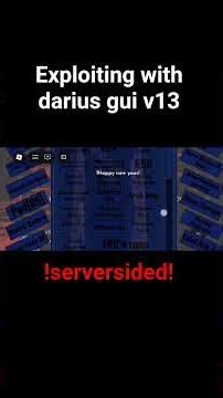 exploiting with darius gui v13 #backdoor #exploit #exploit #require #script #serverside #roblox