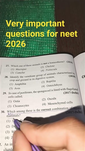 very important questions for neet 2026#neet #aiims #yt #pw #