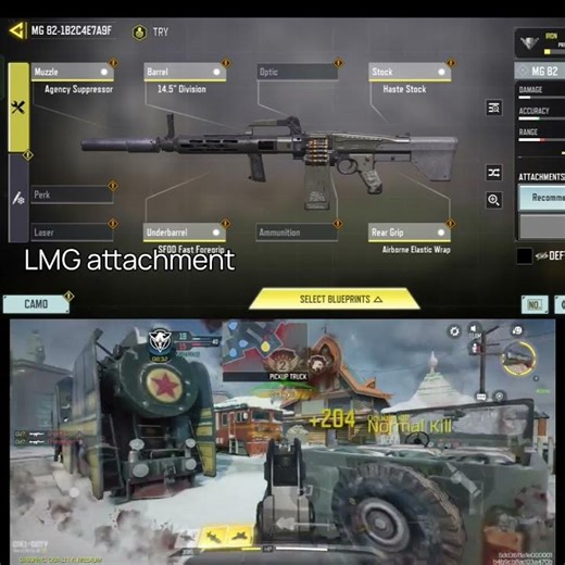 "Unstoppable Power with LMG Loadout in COD Mobile 🔥 | Epic Gameplay #codm #short #lmg #gaming