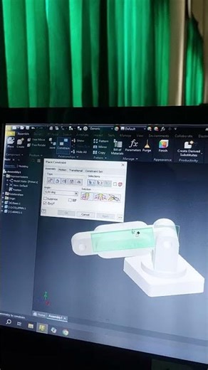 Cara assembly fitur Constraint - Angle*
