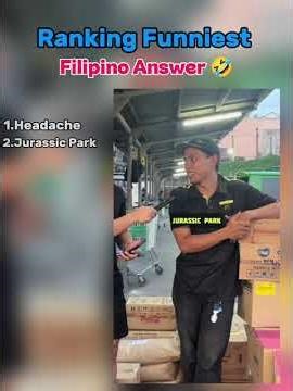 Ranking Funniest Filipino answer.....🤣