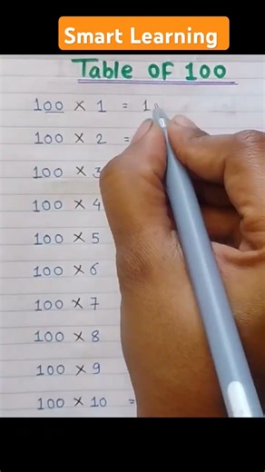 100 table trick #tabletrick #maths #shortfeed #easymaths ‪@SmartLearning-bf3ep‬