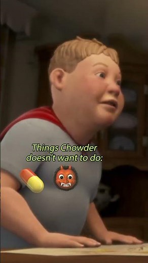 a ride or die friend like chowder 🤪 #monsterhouse #maggiegyllenhaal #movie #halloween