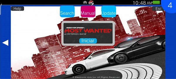 NFS most wanted 2012 PS Vita gameplay (Vita3k) Android test SD870