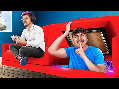 I BUILT A SECRET ROOM AT JEANFILS!!