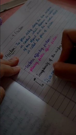 (part-1)science class 8 chapter -9 friction #friction #notes #class8 #science #jimin #likecrazyjimin