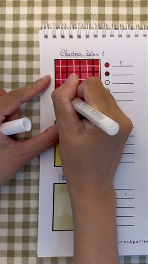 How to color Christmas pattern || Tutorial #shorts #draw #christmas #color #art #drawing #tutorial