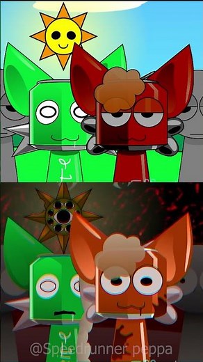 Normal&Horror Sprunki Pyramixed New OC - Fanta and Sprite | Mix Versions