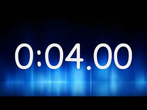 4 Second Timer - Countdown from 4 to 0