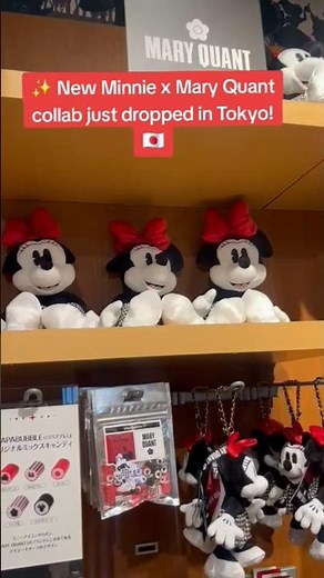 ✨ New Minnie x Mary Quant collab just dropped in Tokyo! 🇯🇵