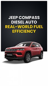 Jeep Compass Diesel TC Real-World Mileage! #V3Certified We tested the highway fuel efficiency of the Jeep Compass 2.0L diesel TC on the Delhi-Mumbai Expressway. The maximum outside temperature was 23° and there were 2 passengers including the driver. The 2.0L turbo diesel engine produces 170PS and 350Nm when paired with a 9-speed torque converter auto transmission. Watch the full test video on our YouTube channel (link in bio). 👉 Follow @v3cars for more #V3Cars #V3CarsFuelEfficiencyTest #Fuel #