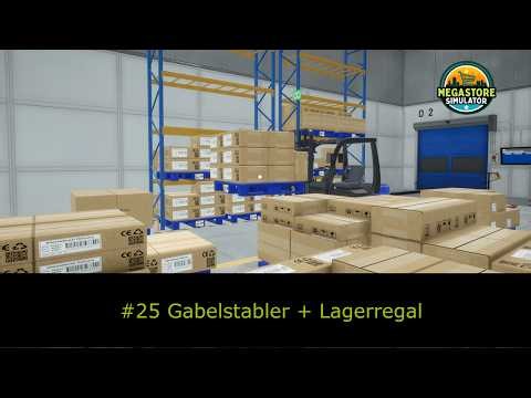 Megastore Simulator #25 Gabelstabler + Lagerregal