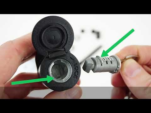 How to insert a Thule Lock Core into a Thule STL2 Hitch Lock
